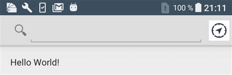 Android Action Bar Only Shows One Item Next To Search View Stack Overflow