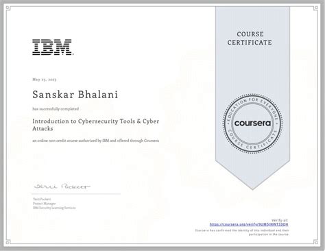 Sanskar Bhalani On Linkedin Cybersecurity Ibm Certificateachievement Digitaldefense