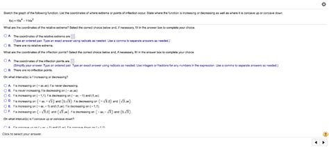 Solved 0 Sketch The Graph Of The Following Function List