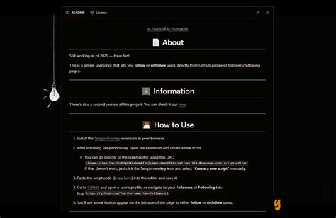Auto Github Follow And Unfollow Yuri Cunha