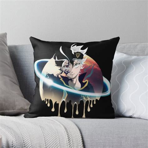 Black Clover Body Pillow Asta Planet Pillow Case Black Clover Merch Store