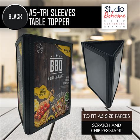 A5 Size Tri Sleeve Table Topper Promo Flyer Holders Shopee Philippines