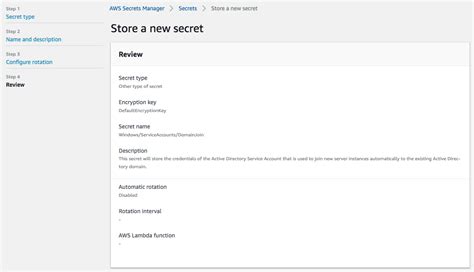 Using Secrets Manager