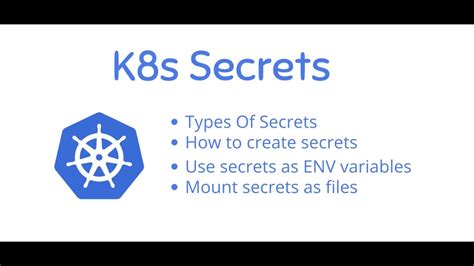 Kubernetes Secrets How To Store And Use Secret In Kubernetes YouTube