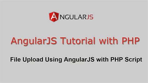 File Upload Using Angularjs With Php Script Youtube