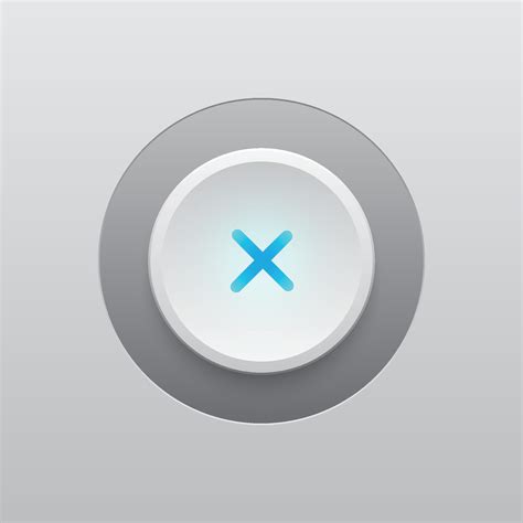 Delete Modern Button And LED Light 49531273 Vector Art At Vecteezy