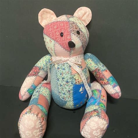 Toys Patchwork Teddy Bear Plush Poshmark