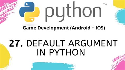 Default Argument In Python Python Tutorial For Absolute Beginner