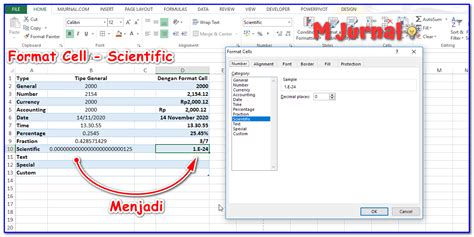 Format Cell Excel Kenali Semua Fitur Pemformatan Cell M Jurnal