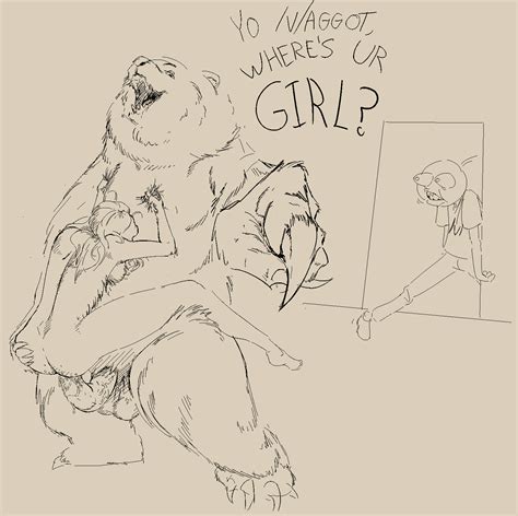 Rule V V Tan Bear Big Penis Caught In The Act Dialogue Female Human Female On Feral