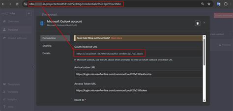 Oauth Redirect Url Problem Microsoft Outlook Oauth2 Api Questions N8n Community