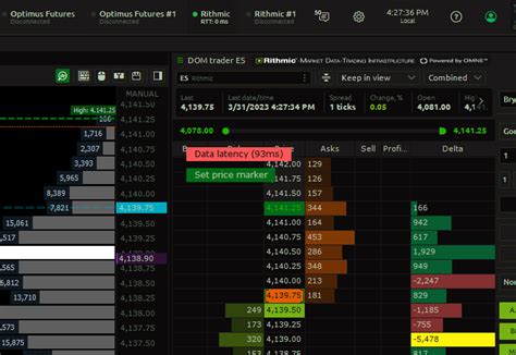 Data Latency Demo Optimus Flow Optimus Futures Trading Community