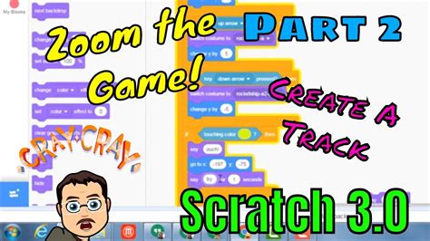 Simple Scratch Coding Zoom The Game Design A Track Part 2 Game