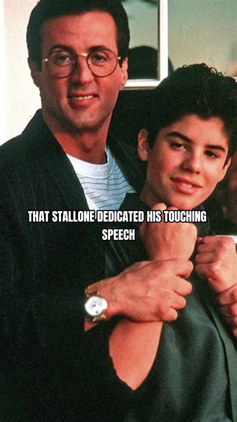 El Hijo De Sylvester Stallone Tiene Autismo Los Indestructibles 4