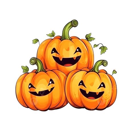 Cute Halloween Party Card Invitation With Funny Smiling Pumpkins Girl