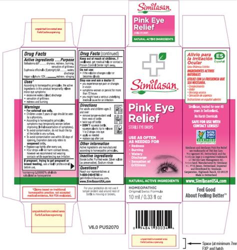 Pink Eye Relief