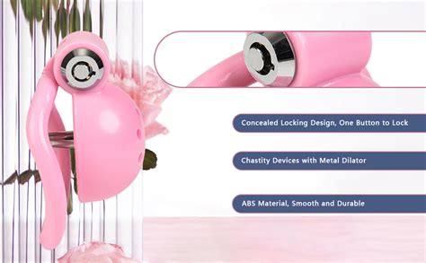 Press Lock Penis Cage Set With 5 Sizes Rings And Metal
