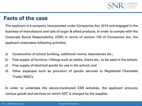 Itc On Csr Expenditure Ppt