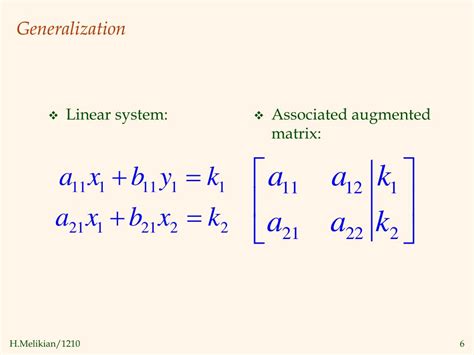 Ppt System Of Linear Equations And Augmented Matrices Powerpoint