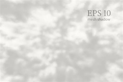 Transparent Natural Plant Shadow Light Effect Overlay Mesh Grid Shadows From Branches Plant