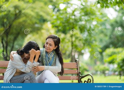 Reassuring Crying Friend Stock Image Image Of Friends 58551789