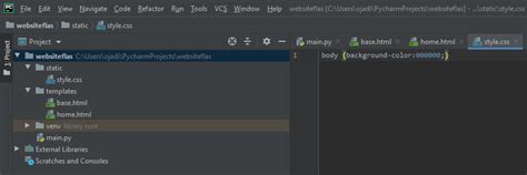 Python The Css File Will Not Load In My Html Webpage Aplication