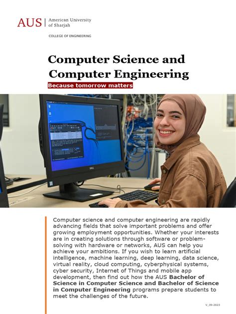 Cse Brochure Layout Ed Pdf Dubai Computer Engineering