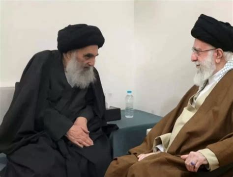 السيد علي الخامنئي والسيد السيستاني