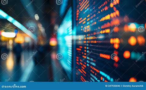 Innovative Data Visualization With Digital Graphs And Charts On A