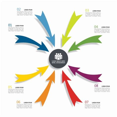 Arch Infographic Chart Design Template With Three Vector Image