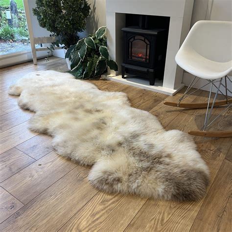 British Organic Double Sheepskin Rug Uk British