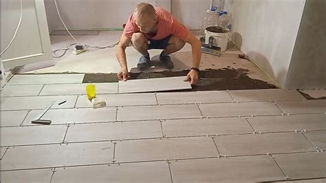 ремонт кухни укладка напольной плитки Youtube