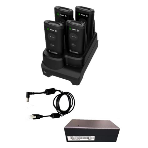 Zebra Cs6080 Cordless Black Multi Dock 4 Cr6080 Sc400f4ww