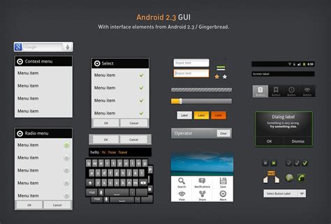12 android gui psd images download android app templates android gui template and android gui