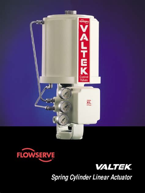 Actuador Lineal Valtek Pdf Valve Actuator