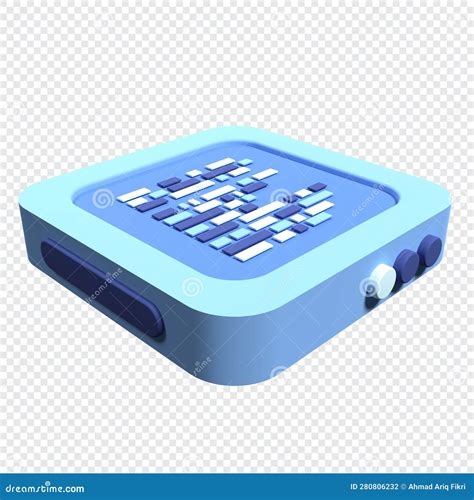 3d Server Icon Computer Server 3d Render Icon Cloud Computing Stock Illustration
