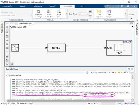 stm32 matlab simulink模型设计和代码调试 stm32f4 matlab2023 csdn博客