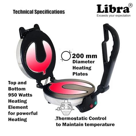 Stainless Steel Libra Electric Automatic Roti Maker At Rs 1199 In Agra