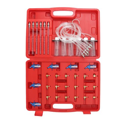 Diesel Engine Injector Flow Test Diagnostic Adaptor Set Meter Fuel