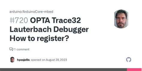 opta trace32 lauterbach debugger how to register · issue 720
