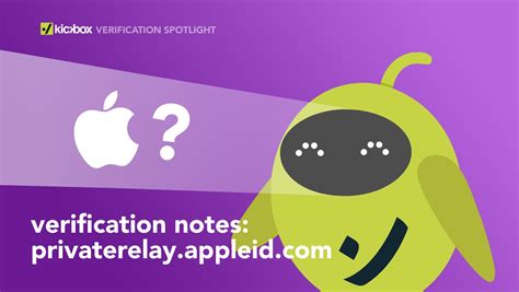 verification notes apple s private relay