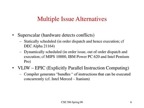 cse 586 computer architecture lecture 4 ppt download