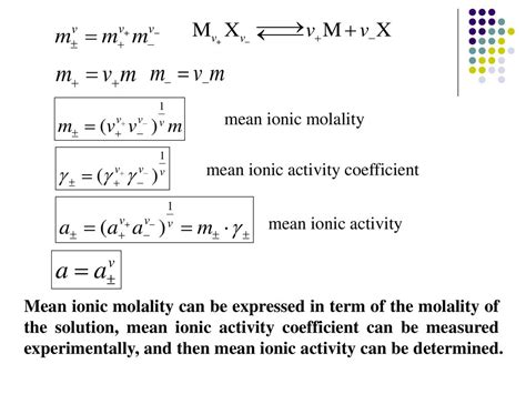 §7.4 Activity and activity coefficient - ppt download