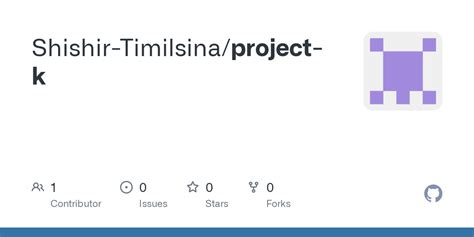 Github Shishir Timilsinaproject K