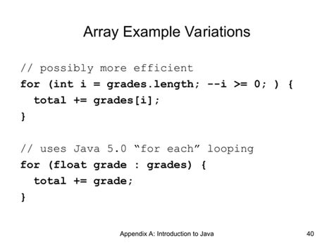 lecture a java review ppt koffmann and wollgang ppt programming