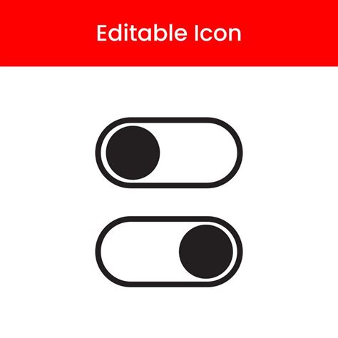 Toggle Switch Icon Toggle Switch Outline Stock Vector Royalty Free 2304066059 Shutterstock