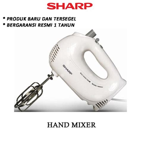 Jual Sharp 5 Level Turbo Speed Hand Mixer Em H53 Shopee Indonesia