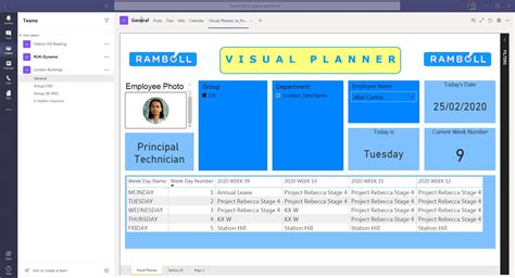 Power BI Dashboard To Microsoft Teams Allscan