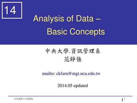 Ppt Analysis Of Data Basic Concepts Powerpoint Presentation Free Download Id5643525