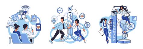 문제를 해결하는 팀 올바른 솔루션 검색 비즈니스 문제 해결 지원 및 도움을 통한 비즈니스 매칭 개념과 주제에 대한 스톡 벡터